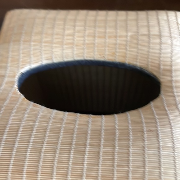 Raffia Tissue Box | Design | Woven Raffia Tissue Box | Poshmark